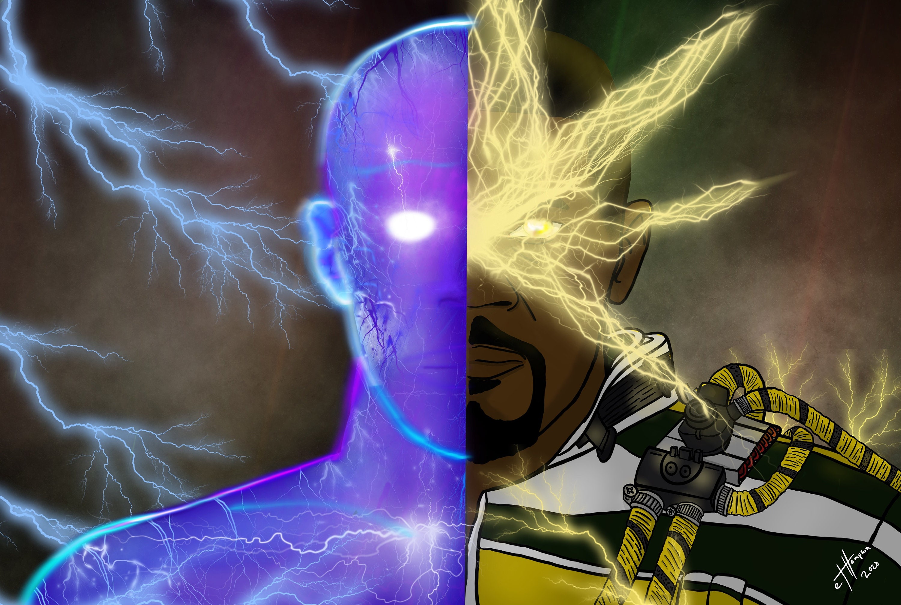 Jamie Foxx Electro Fan Art