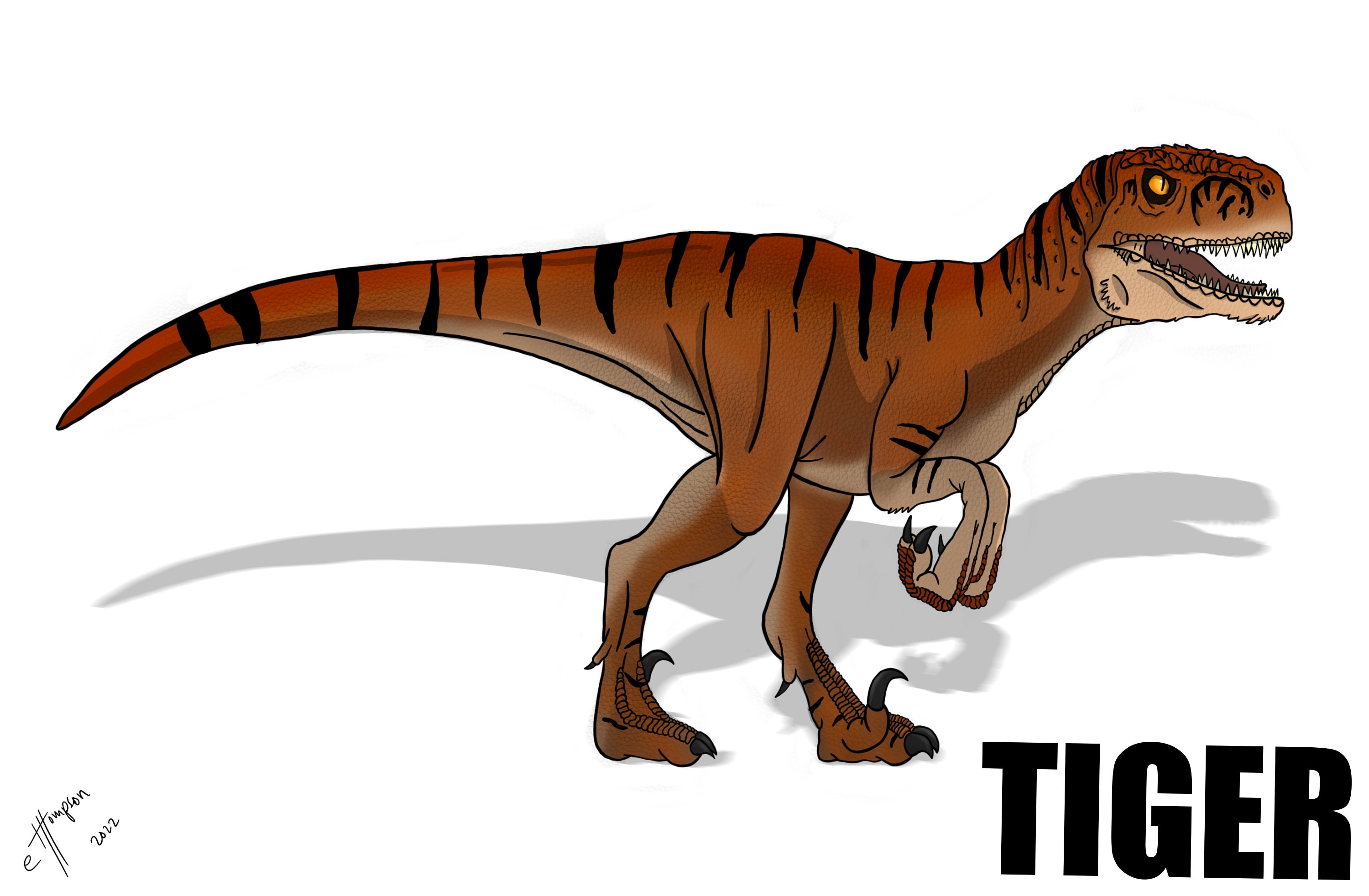 Jurassic World: Dominon Atrociraptor Tiger - Etsy