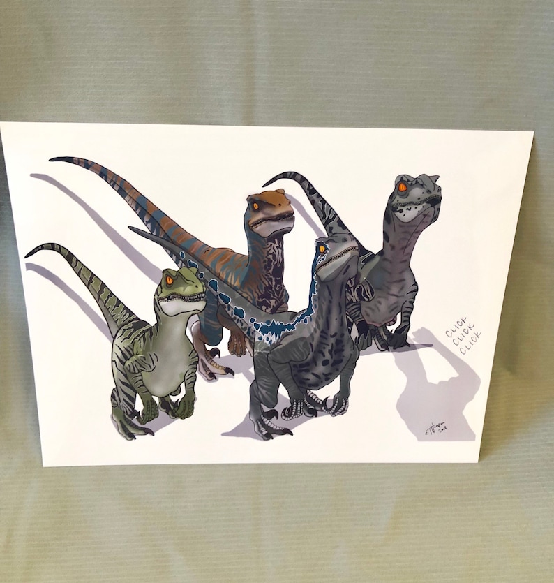 Jurassic World: Raptor Squad - Etsy