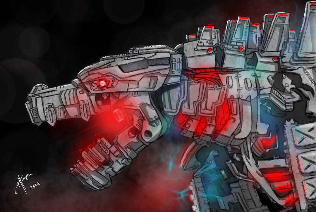MechaGodzilla A-74 Proton Scream Cannon 2021 digital art - Etsy 日本