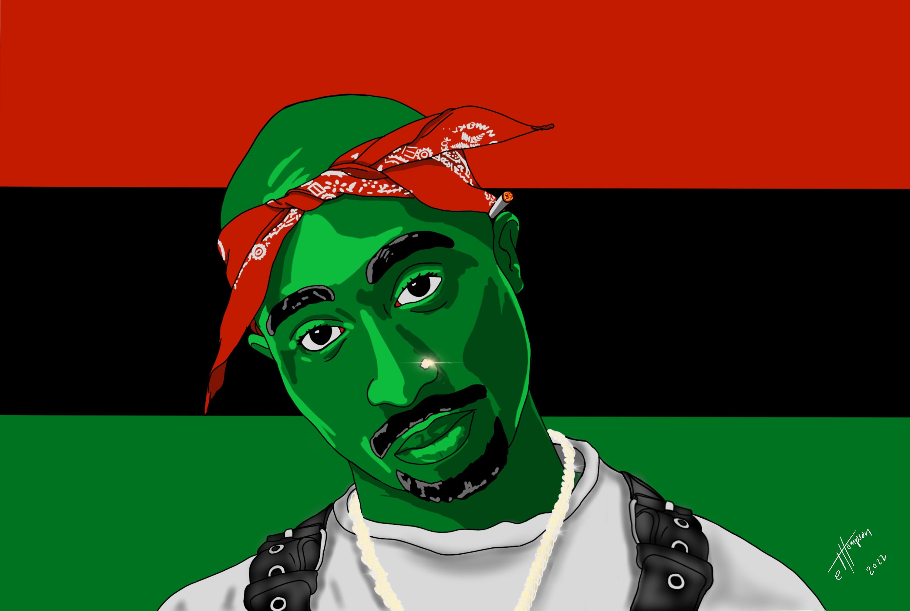 Tupac Fan Art - Etsy