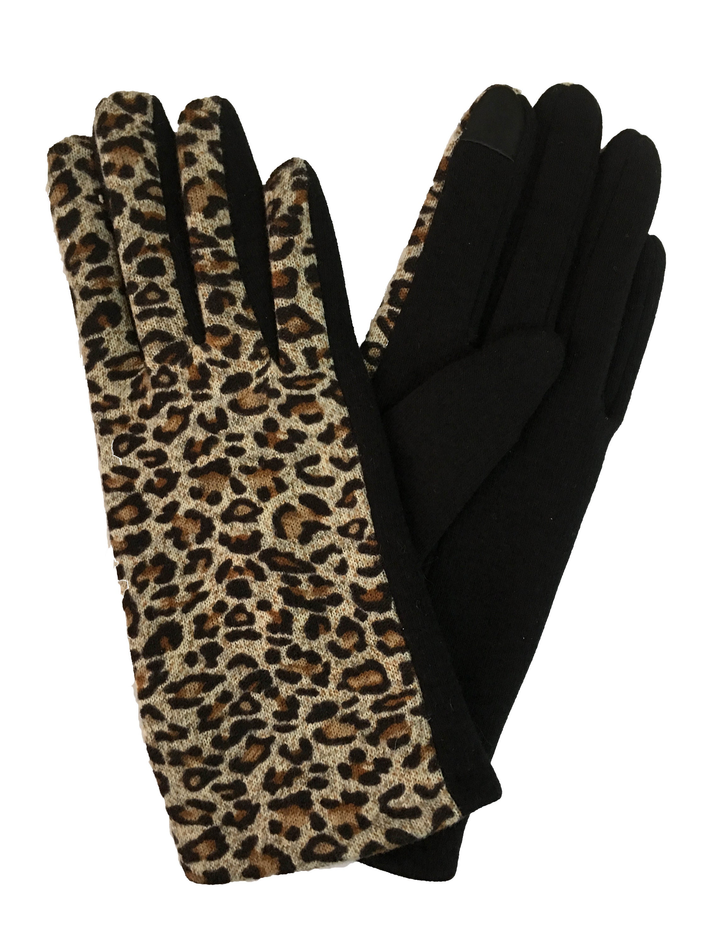 Animal Print Touchscreen Gloves, Stretchable - Etsy