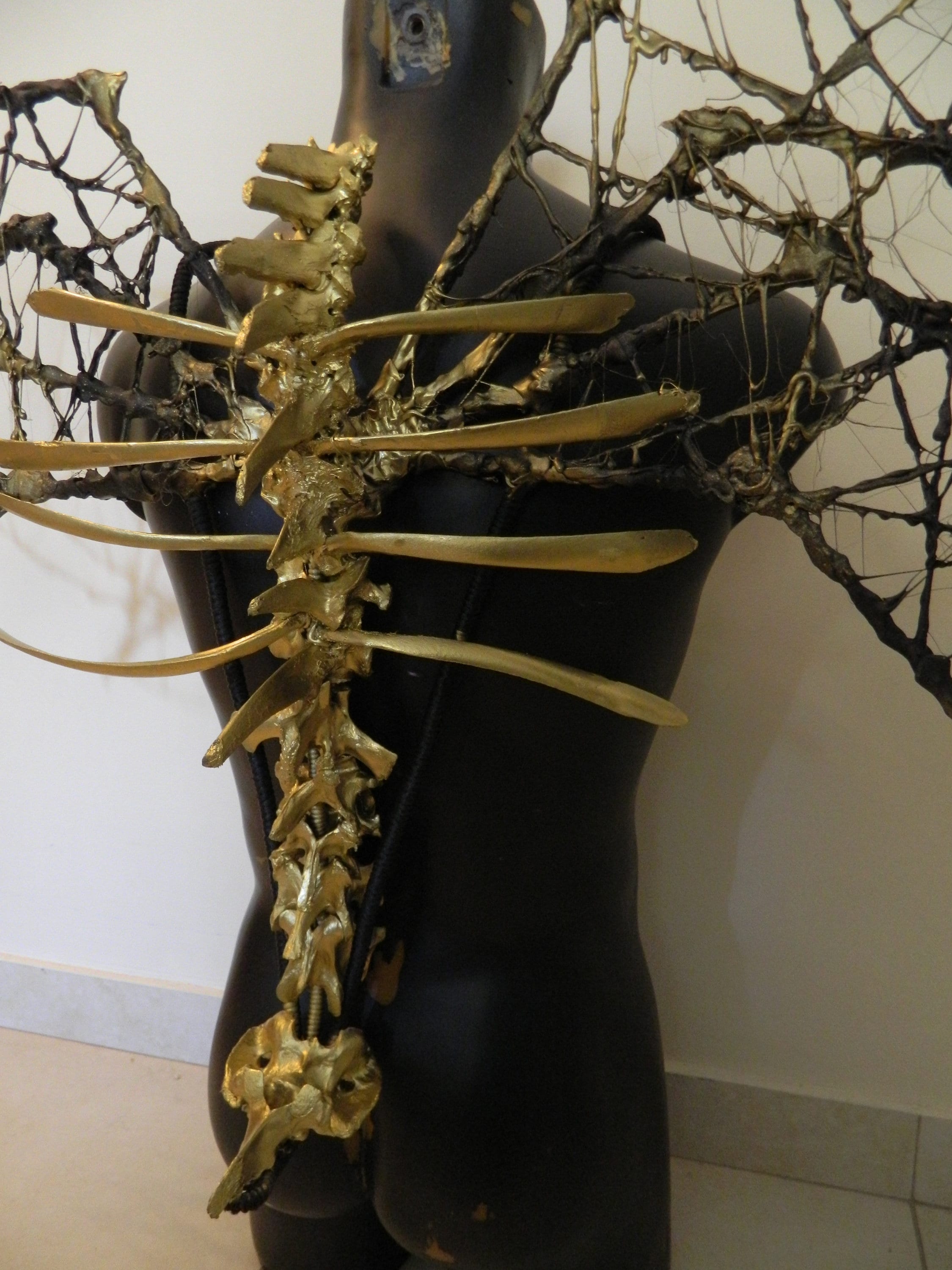 ERESHKIGAL Exoskeleton Wings Dark Gothic Bones Unique Costume - Etsy