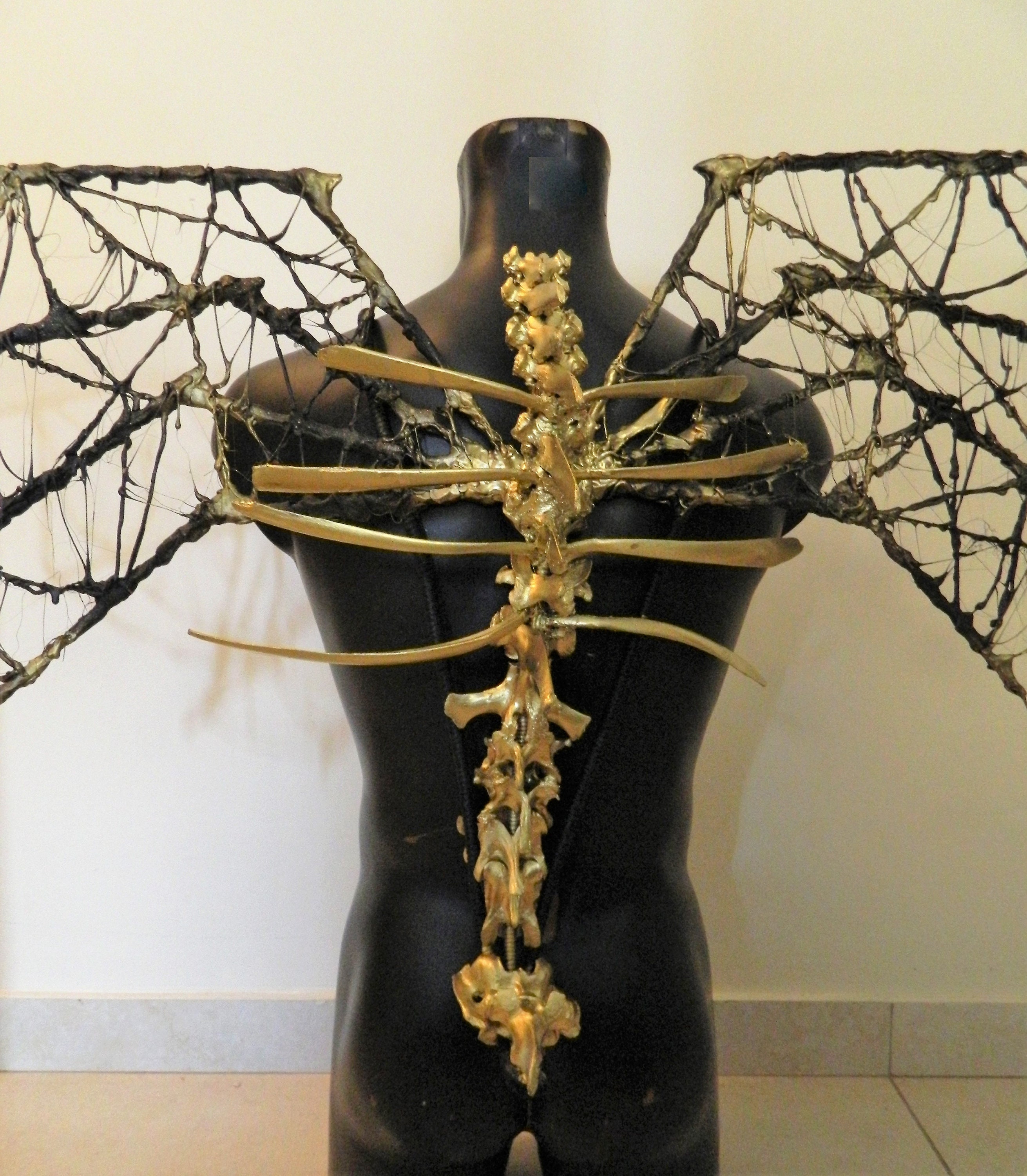 ERESHKIGAL Exoskeleton Wings Dark Gothic Bones Unique Costume - Etsy