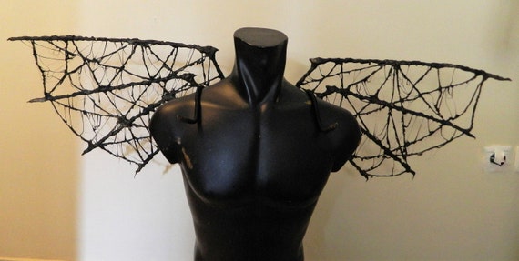 ERESHKIGAL Exoskeleton Wings Dark Gothic Bones Unique Costume - Etsy