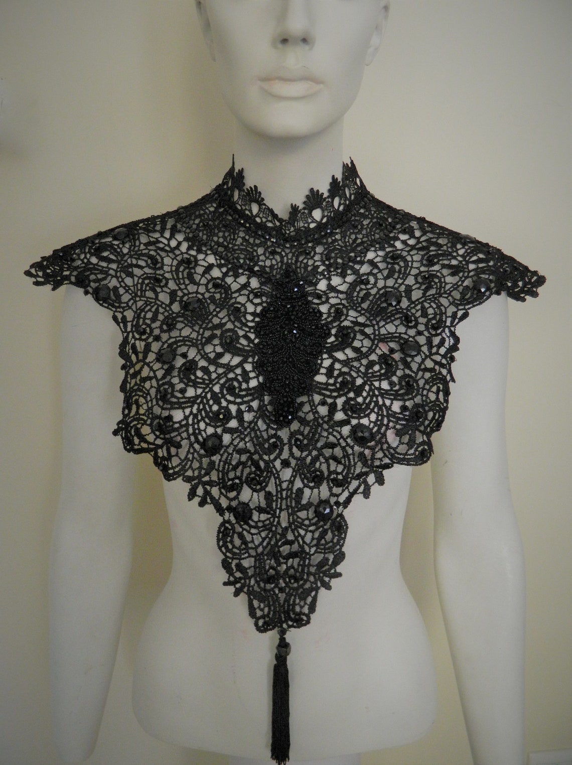 ELOISE Chestplate and Collar Set Gothic Dark Romantic Lace WGT ...