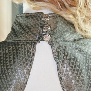 Metallic Renaissance Draped Cape Sleeve Bolero Jacket - Etsy