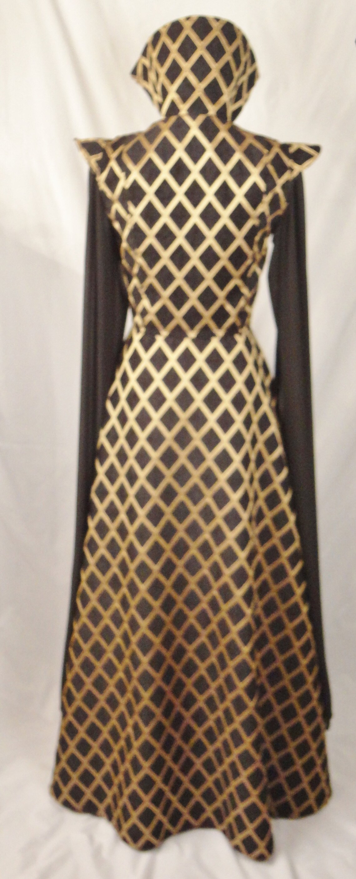 The Phantom Queen Black and Gold Diamond Women's | Etsy