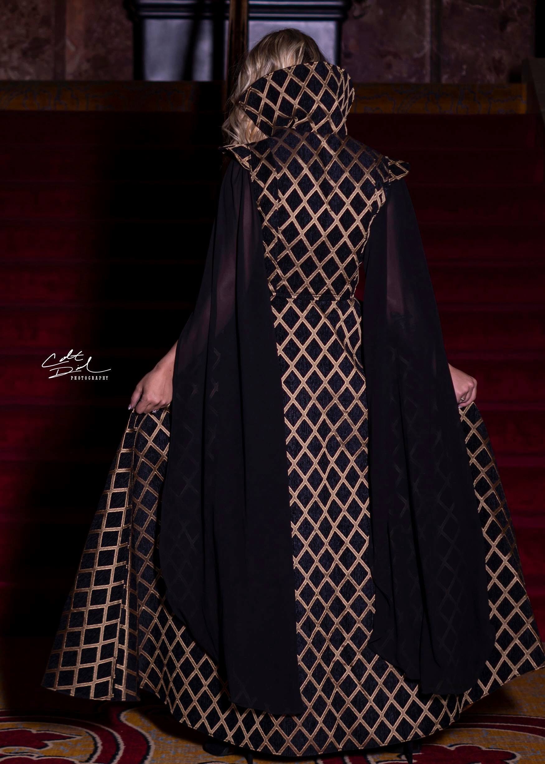 The Phantom Queen Black and Gold Diamond Women's | Etsy