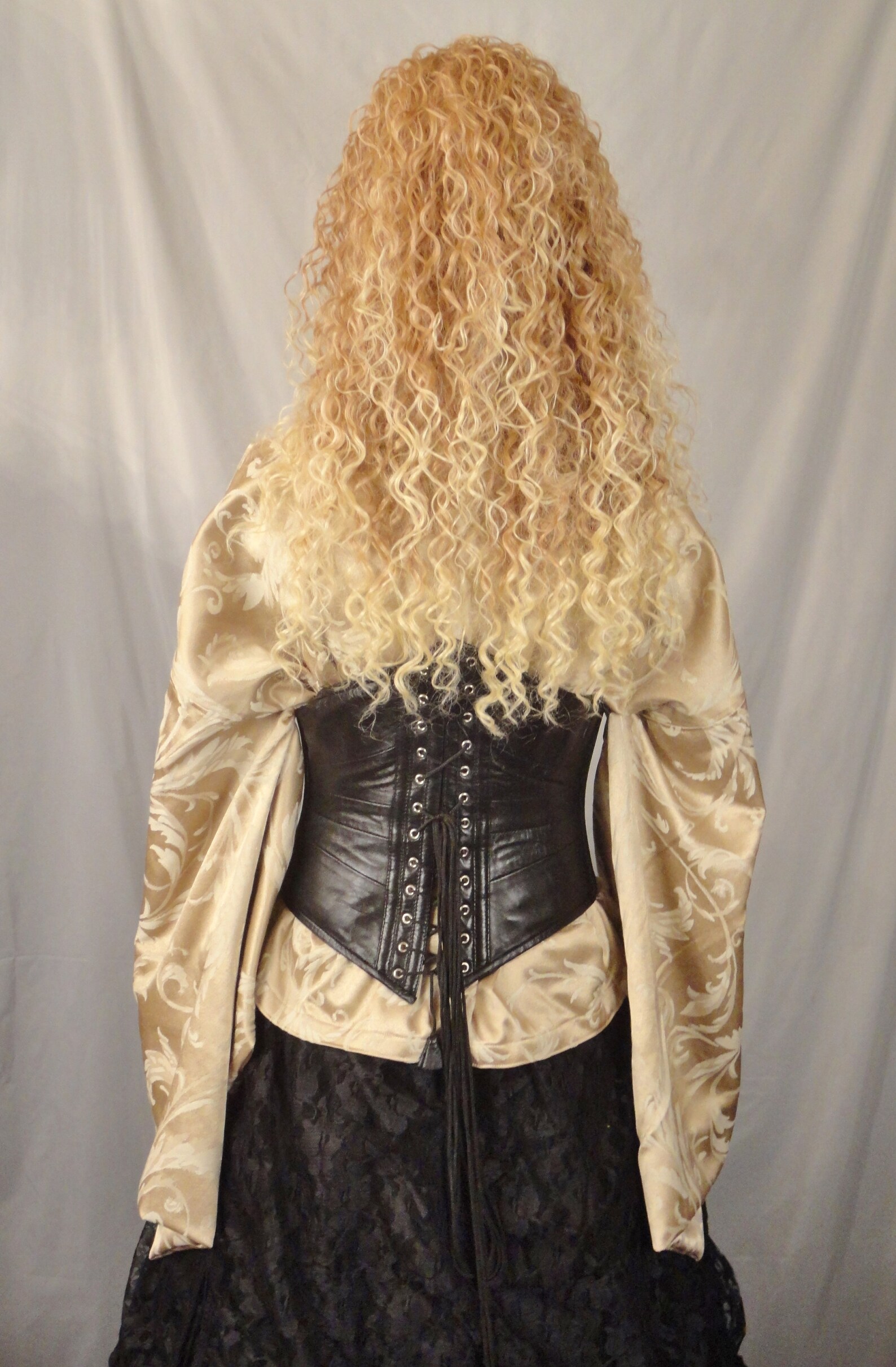 Gold and Cream Damask Renaissance Wrap Top Medieval Kimono | Etsy