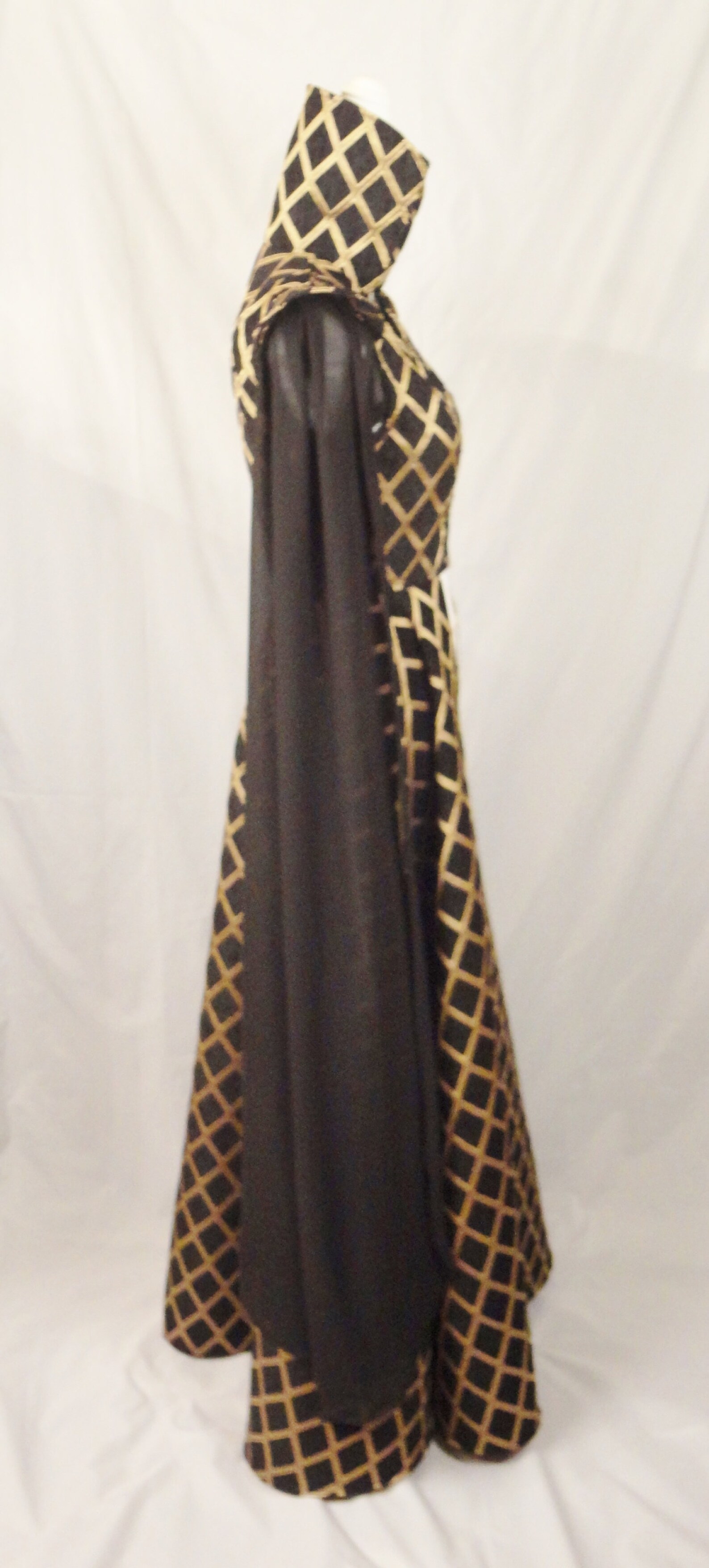 The Phantom Queen Black and Gold Diamond Women's | Etsy