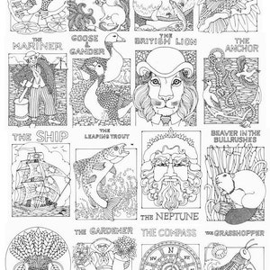 Pub Signs to Colour In - Etsy