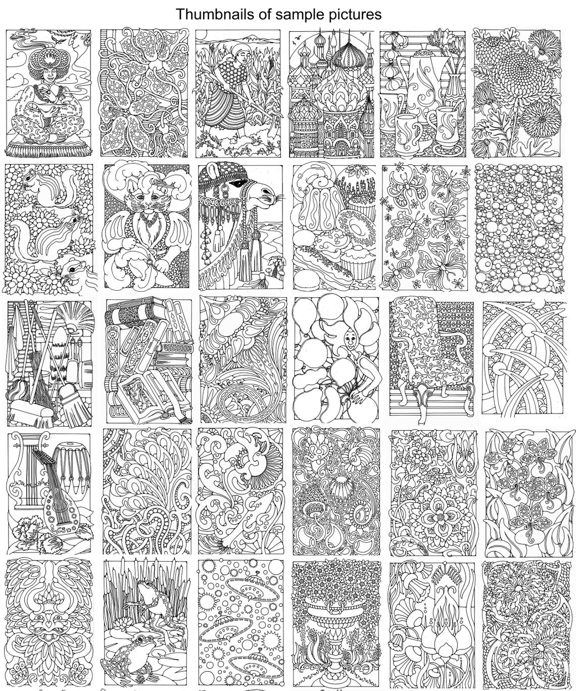 Pictures to Colour in 3. 62 Different Pages to Download and Print Out ...