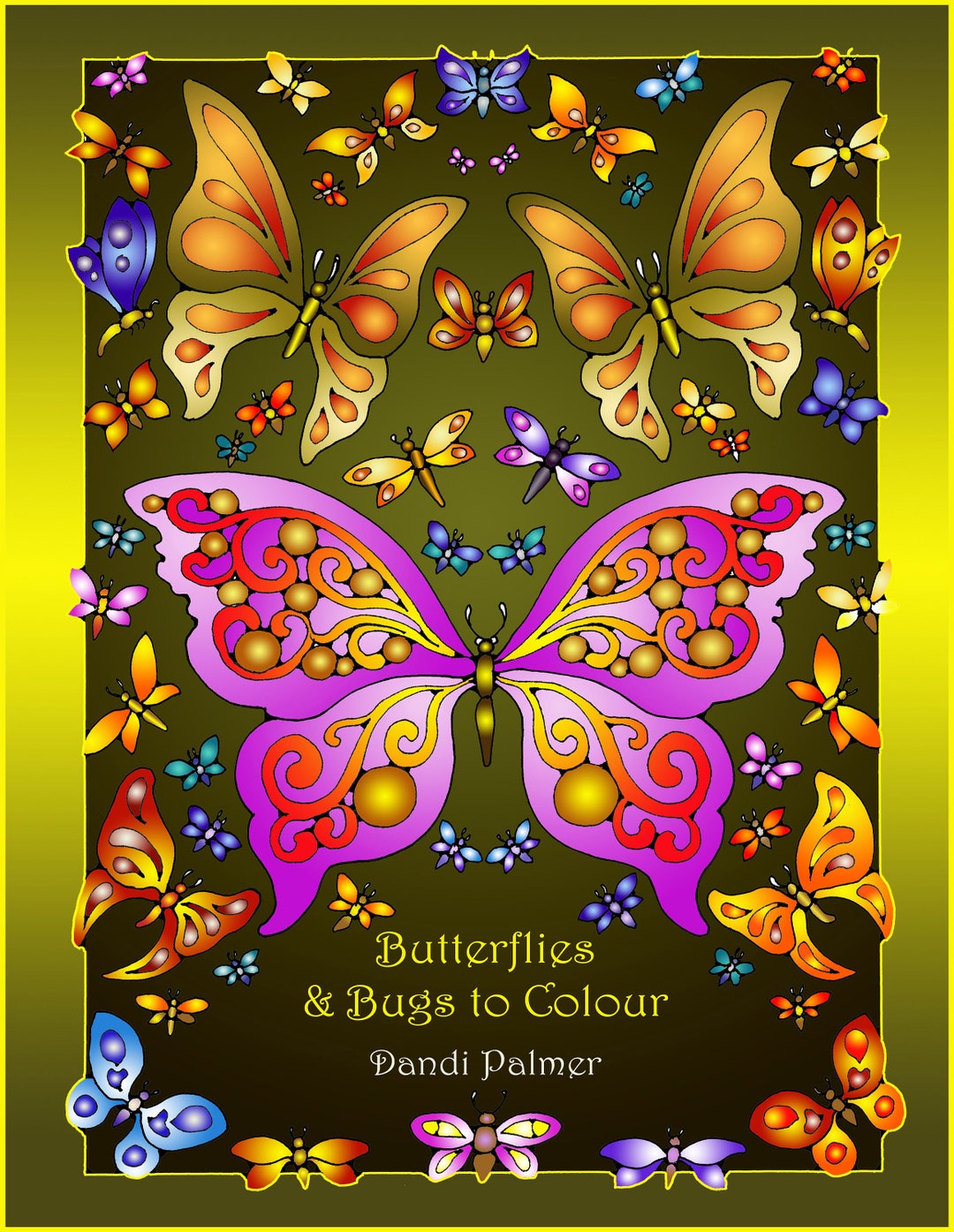 Butterflies and Bugs to Colour in US Letter Format. 42 Different Pages ...