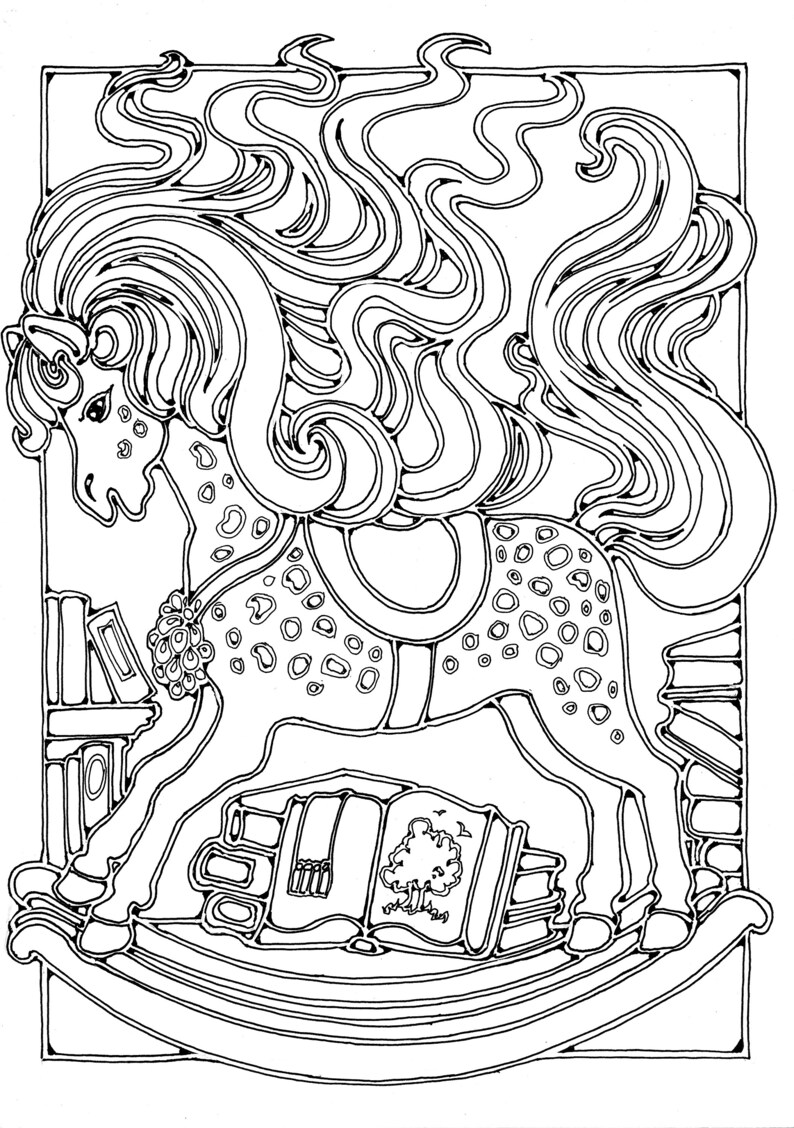 100 Batik Style Pictures to Colour - Etsy