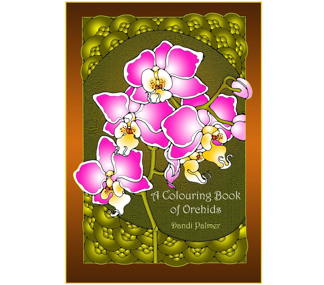 A Colouring Book of Orchids, 42 Different Pages to Download and Print ...