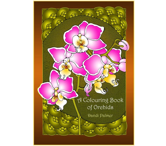 A Colouring Book of Orchids 42 Different Pages to Download | Etsy