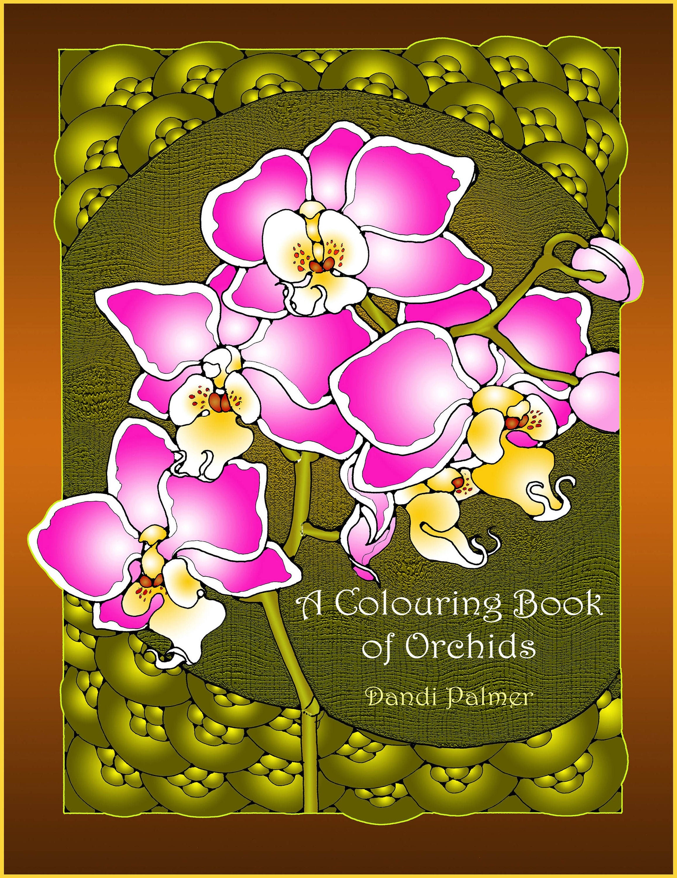 A Colouring Book of Orchids in US Letter Format, 42 Pictures to Print ...