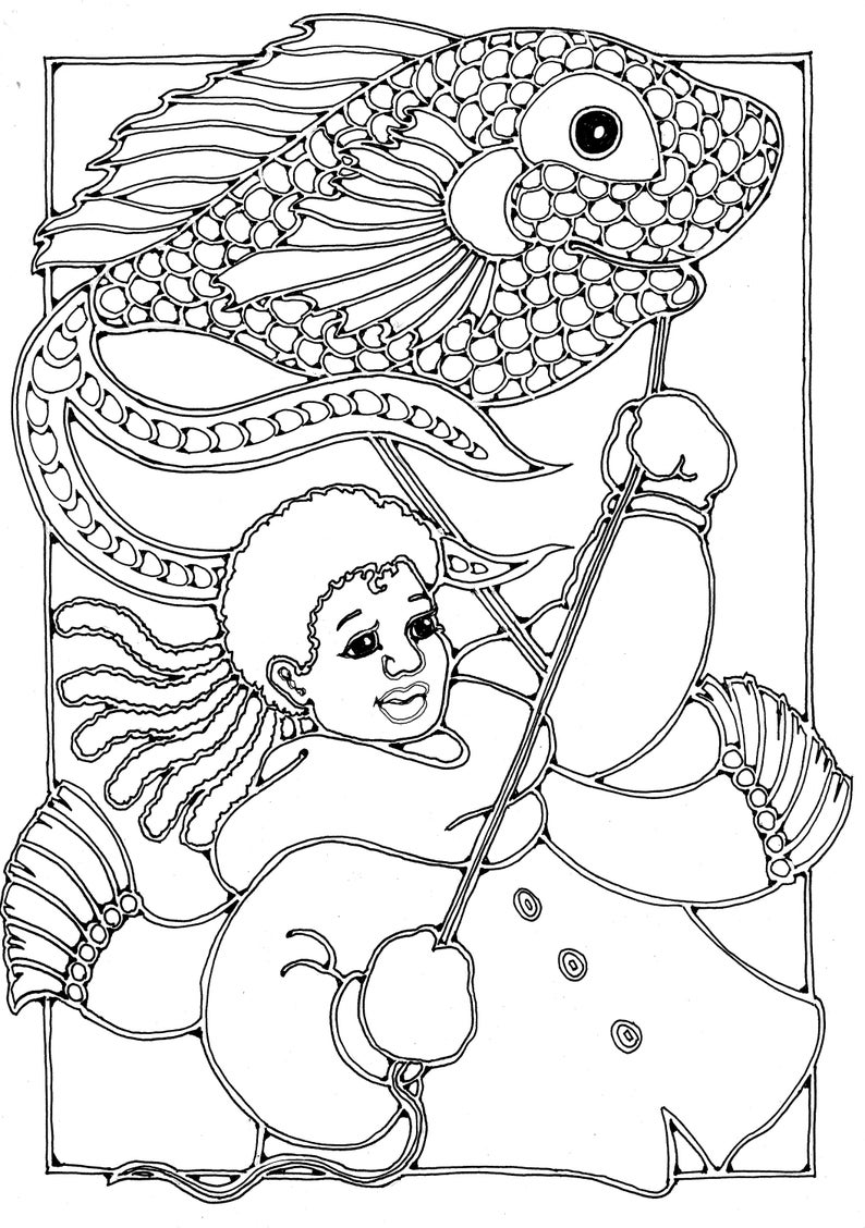 100 Batik Style Pictures to Colour - Etsy