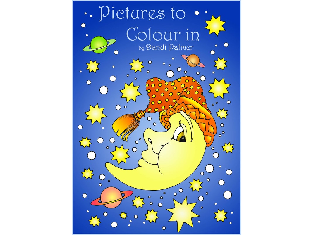 Pictures to Colour In, 42 Different Pages to Download and Print Out. - Etsy