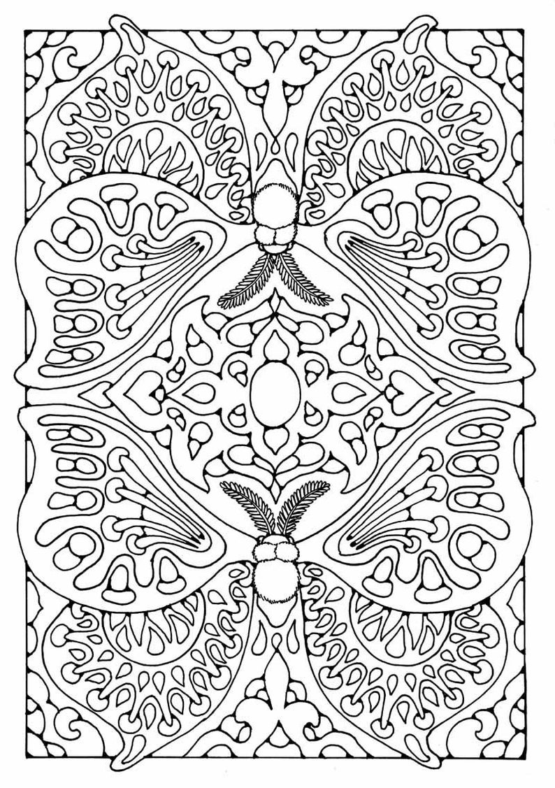 Butterflies and Bugs to Colour in US Letter Format. 42 Different Pages ...