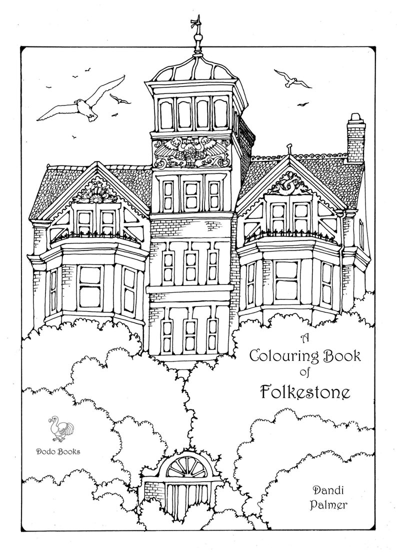 A Colouring Book of Folkestone, 42 Pictures to Download and Print Out ...