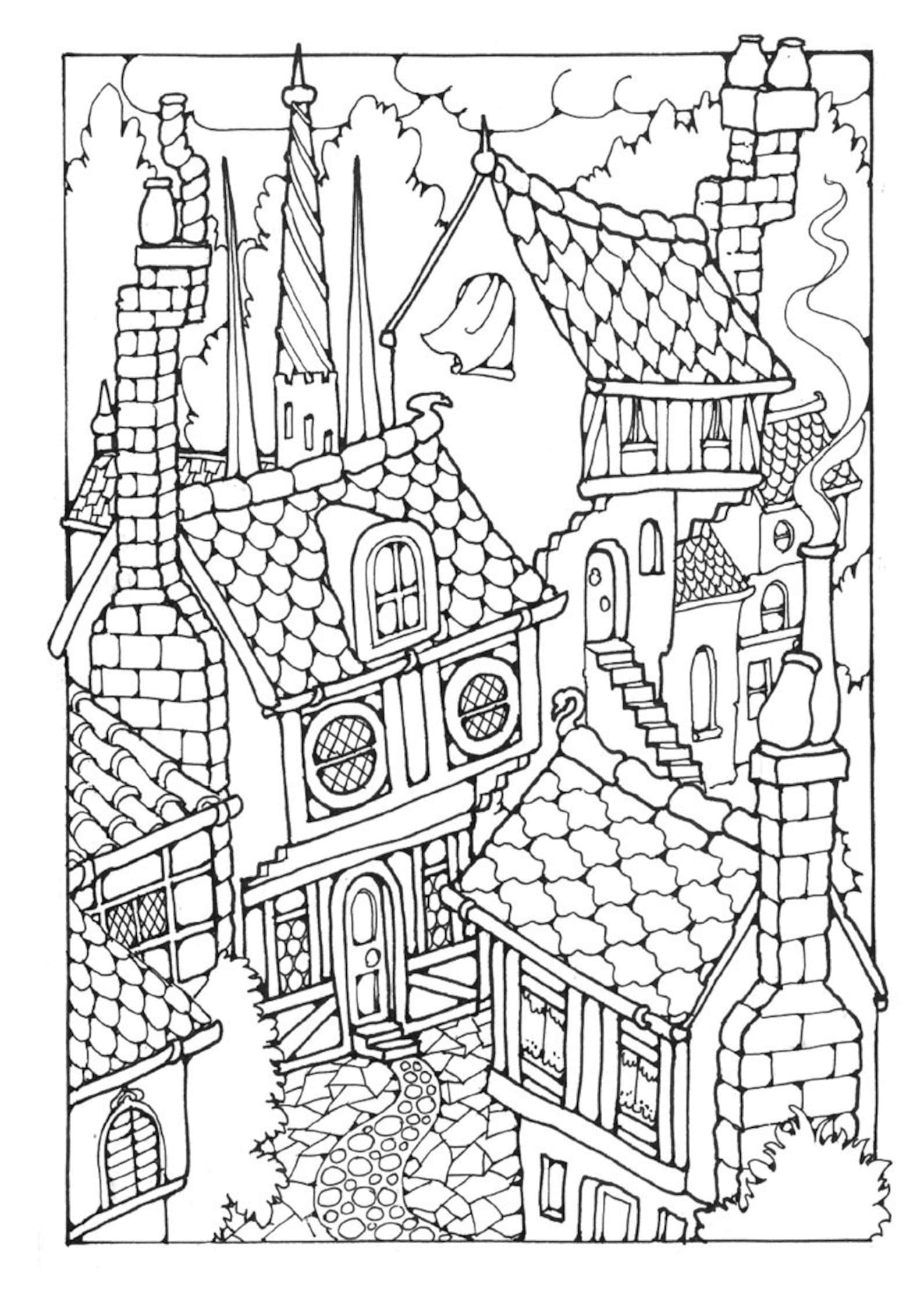 Pictures to Colour In 42 Different Pages to Download and - Etsy