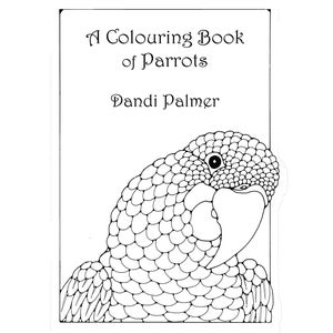 A Colouring Book of Parrots, 42 Different Pages to Download - Etsy