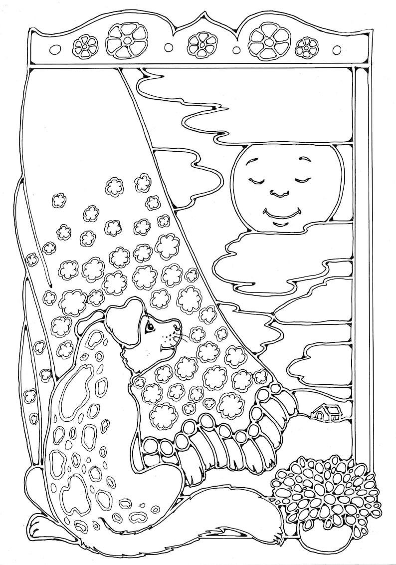 100 Batik Style Pictures to Colour - Etsy