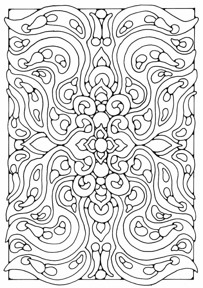 Decorative Designs to Colour In. 62 Different Pages to Download and ...