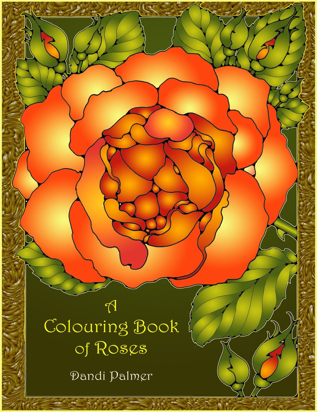 A Colouring Book of 42 Roses to Download and Print Out in US Letter ...