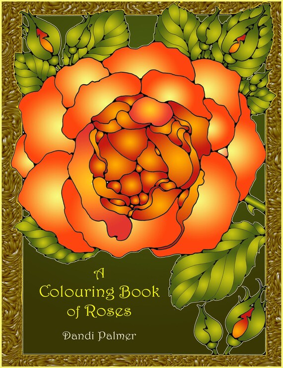 A Colouring Book of 42 Roses to Download and Print Out in US - Etsy