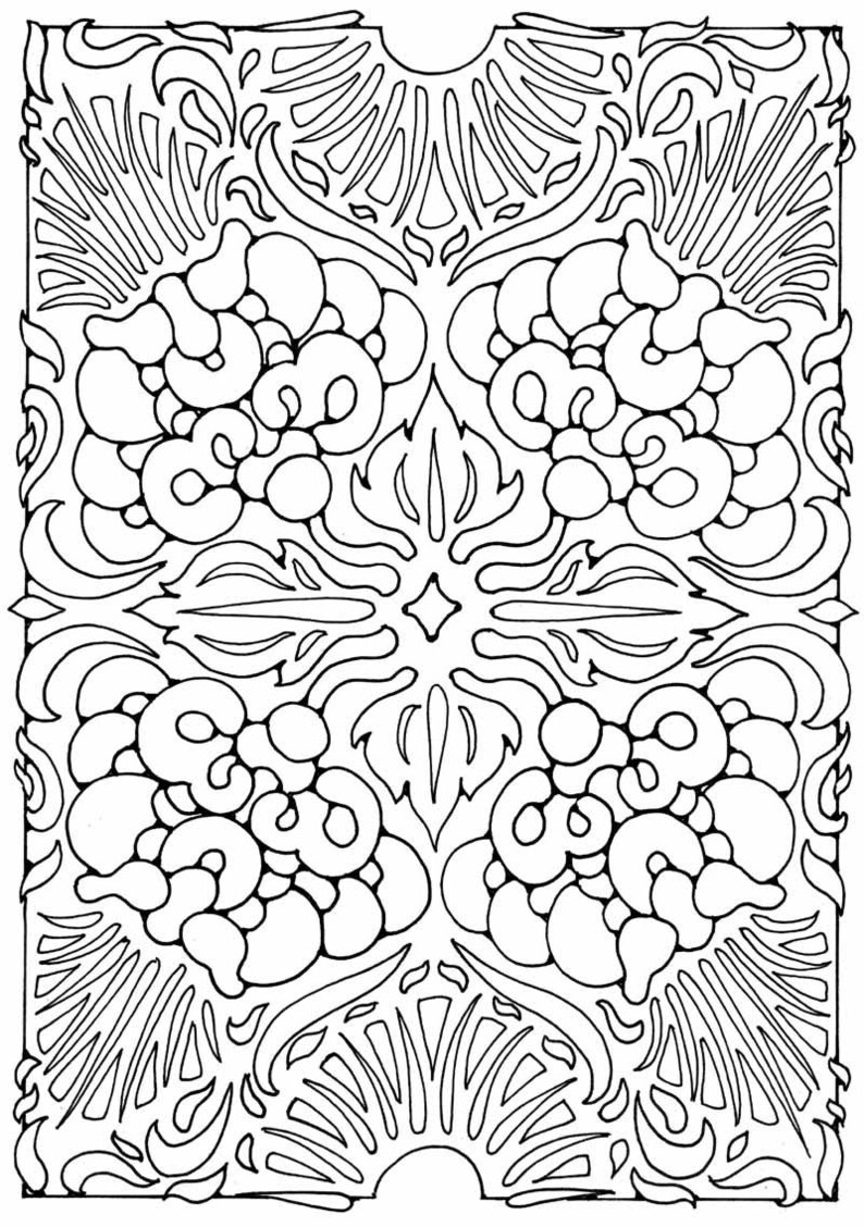 Decorative Designs to Colour In. 62 Different Pages to Download and ...
