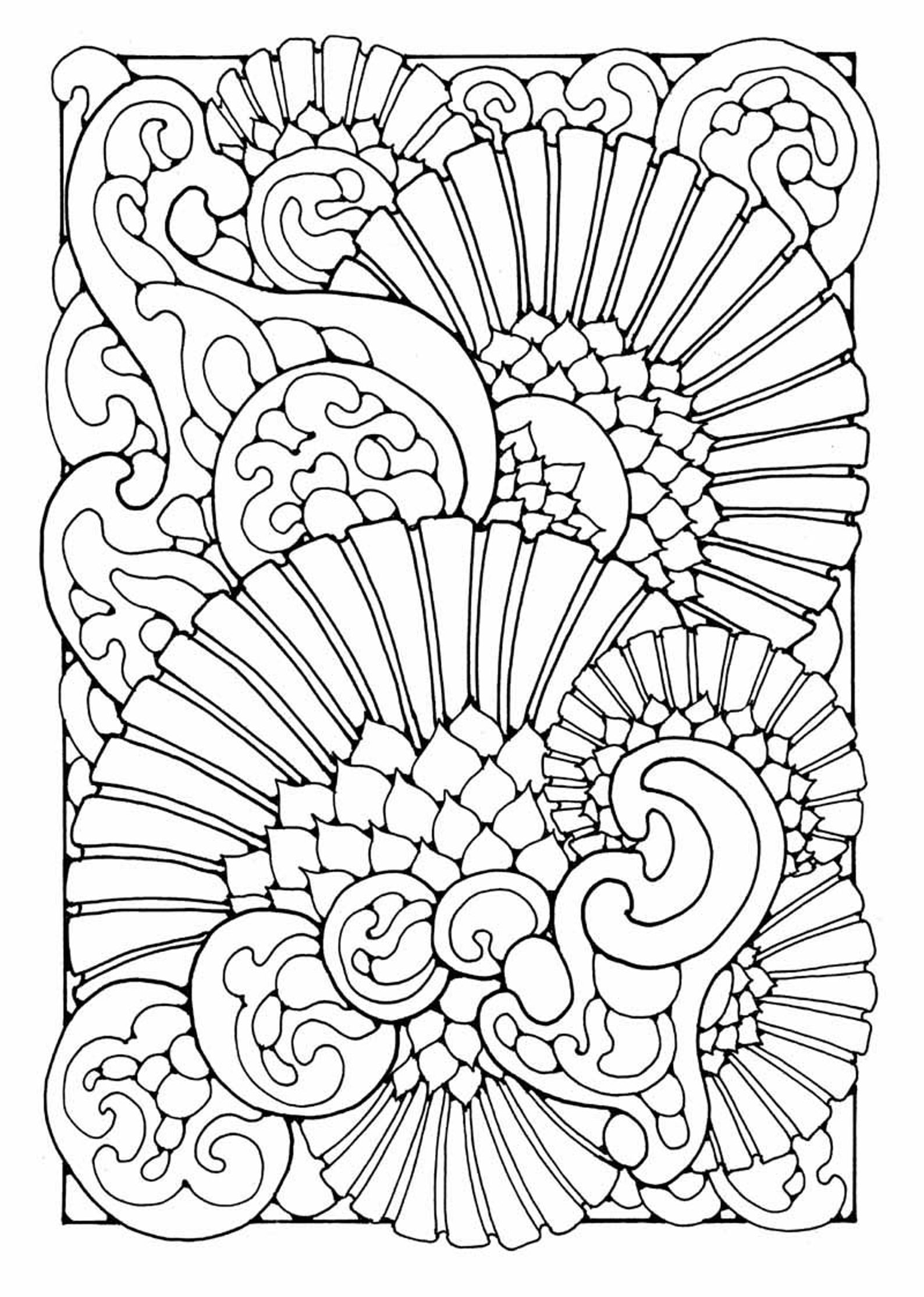 Patterns to Colour In. 62 Different Pages to Download and Print Out. - Etsy