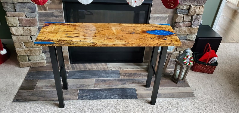 Epoxy Table Entryway Table Epoxy River Table Hallway Table - Etsy