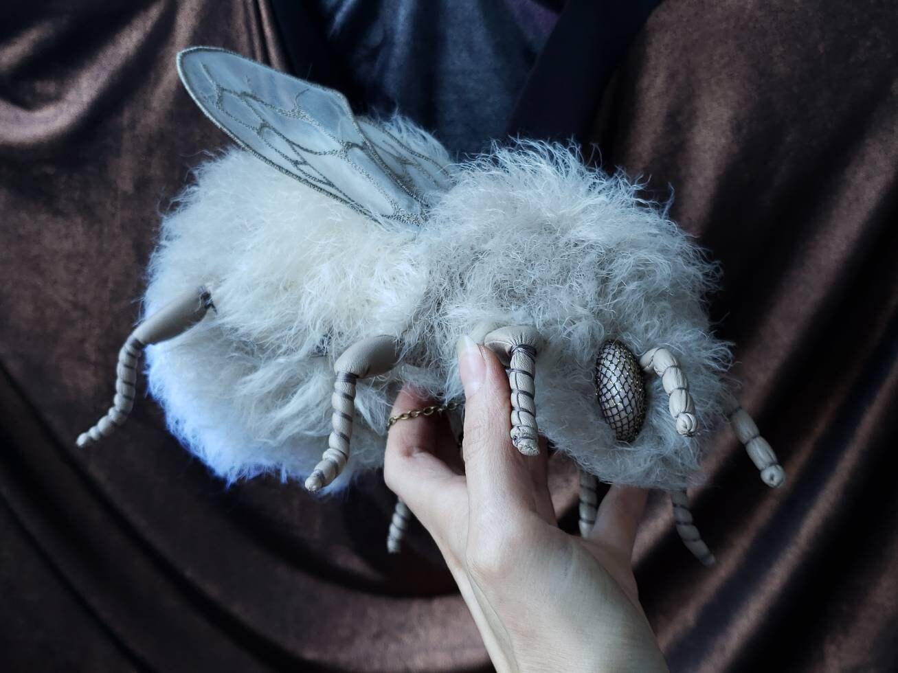 Albino Bumblebee Soft Textile Sculpture Hanging Home Decor - Etsy