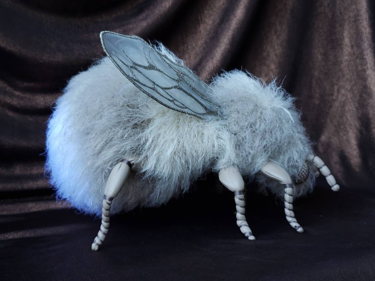 Albino Bumblebee Soft Textile Sculpture Hanging Home Decor - Etsy