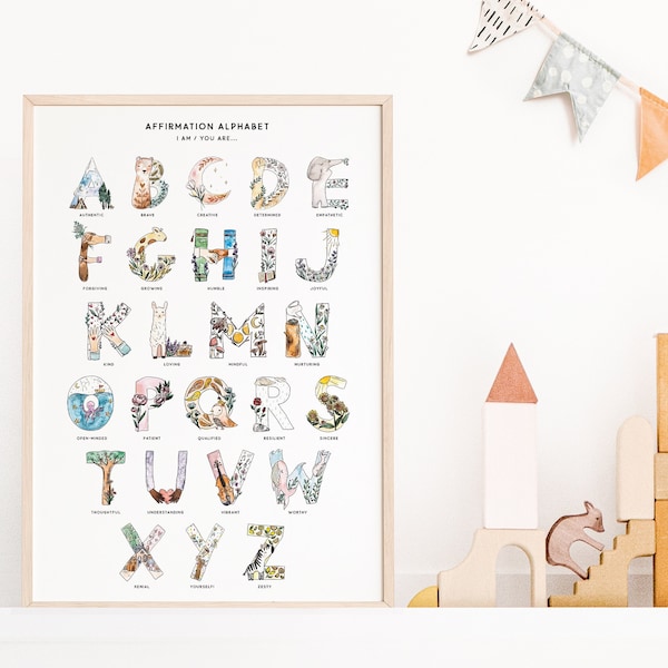 Alphabet Art - Etsy