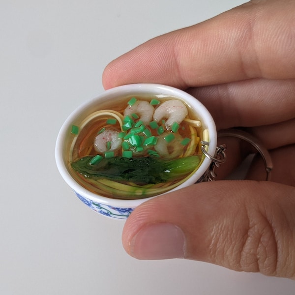 Noodle Keychain - Etsy