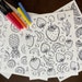 Fruit Pattern Coloring Pages, Download and Print Right Now - Etsy