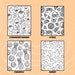 Fruit Pattern Coloring Pages, Download and Print Right Now - Etsy