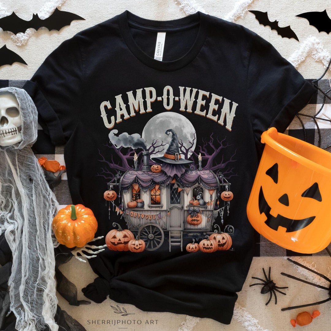 Camp-o-ween Halloween Shirt: Spooky Camper Family Tee - Etsy