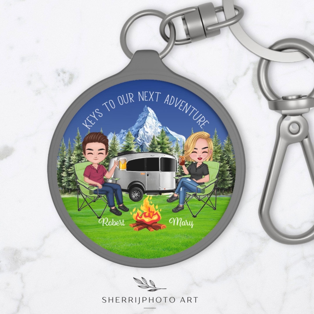 Keys to the Camper Personalized Key Chain, Custom RV Accessories ...