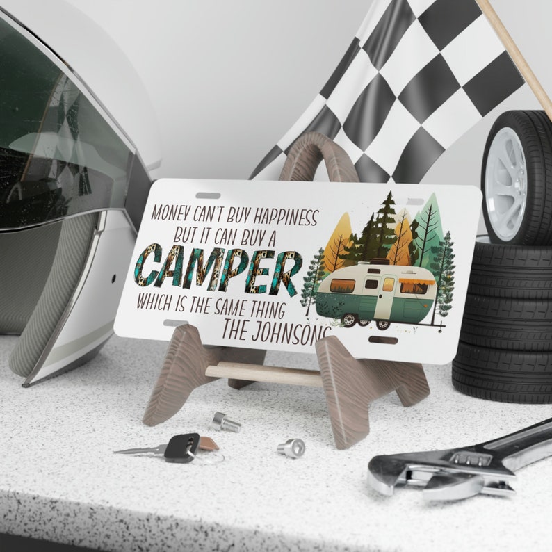 Personalized Camper License Plate: Funny RV Vanity Plate - Etsy