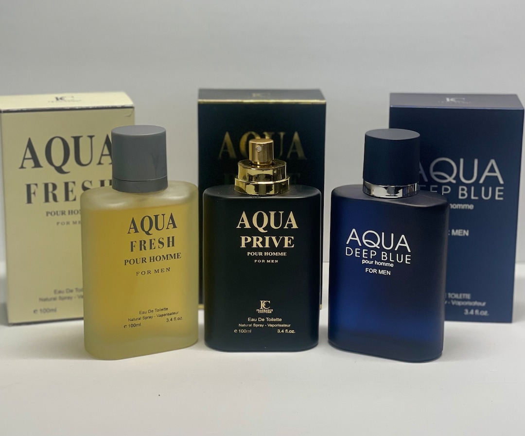Bundle of Aqua Cologne All 3 Imspired Acqua Di Gio Versions - Etsy