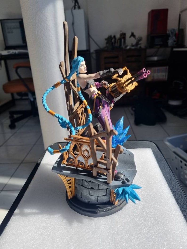 Figurine Jinx Arcane League of Legends - Etsy