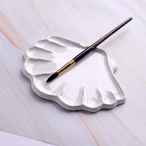 TRUE CERULEAN BLUE Jazper Stardust Handmade Watercolor Half | Etsy