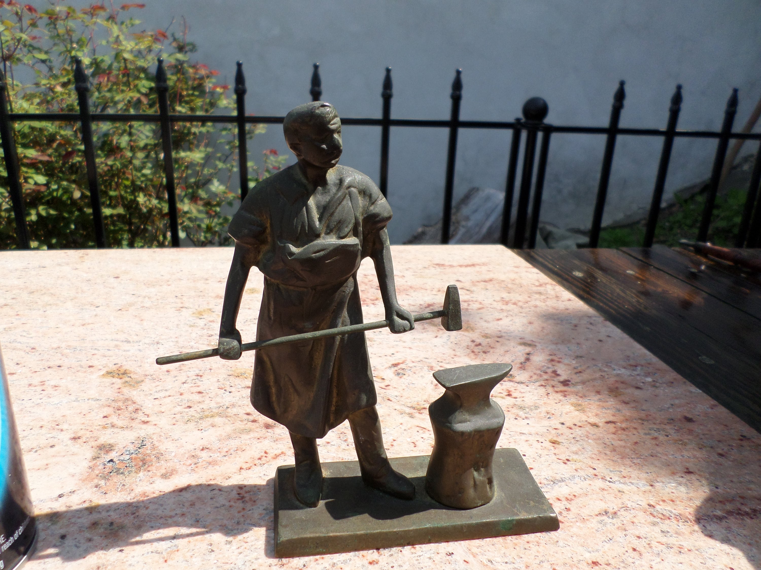 Rare Blacksmith With Sledge and Anvil - Etsy