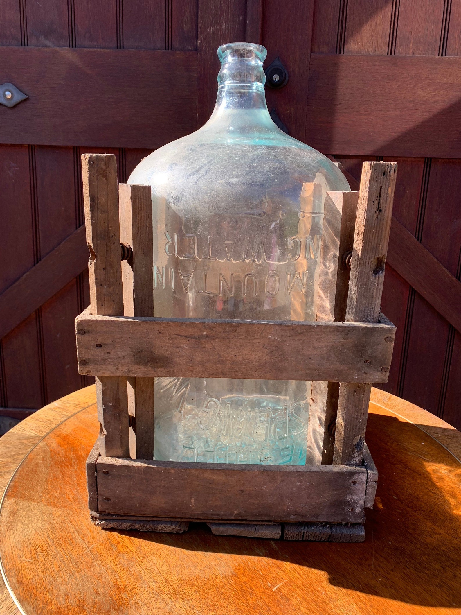 Pine Hill Crystal Spring Water Company Glass Bottle With Spring Loaded ...
