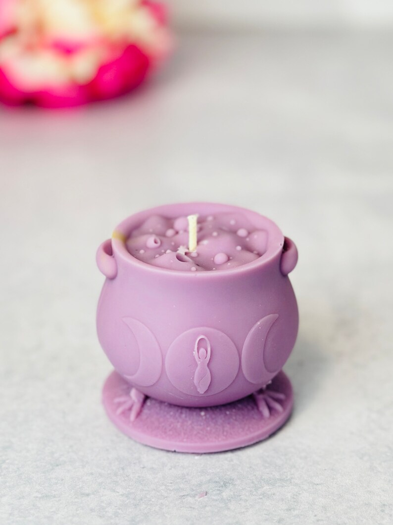 Cauldron Candle Mold, Witchcraft Silicone Molds, Moon Phases and ...